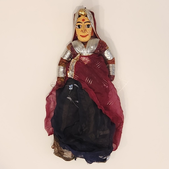 Other | Indian String Puppet Rajasthani Kathputli Handpainted Antique ...